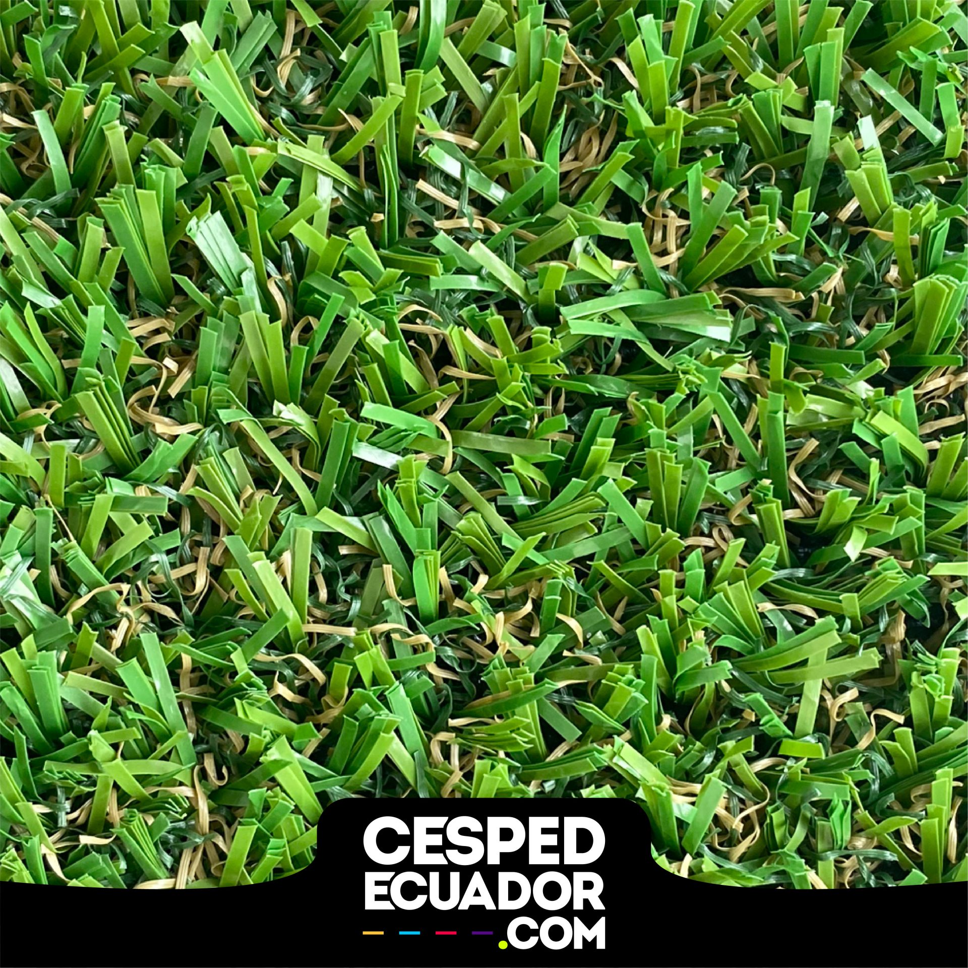 Césped Sintético | Curve Green 30mm - Césped Ecuador